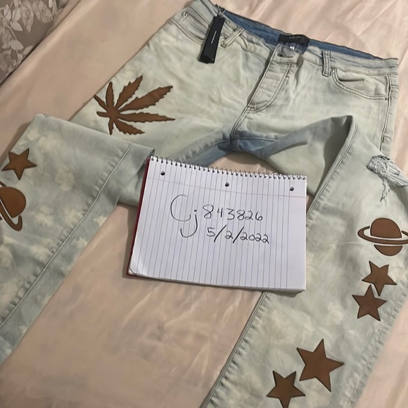 AMIRI | Jeans | Weed Plant Amiris | Poshmark